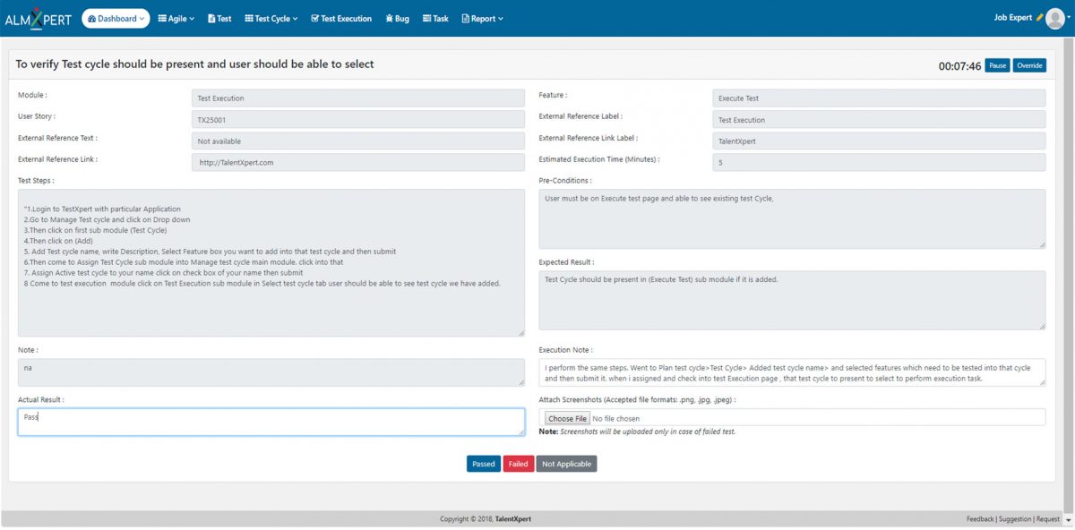 Testing As Service - Talentxpert